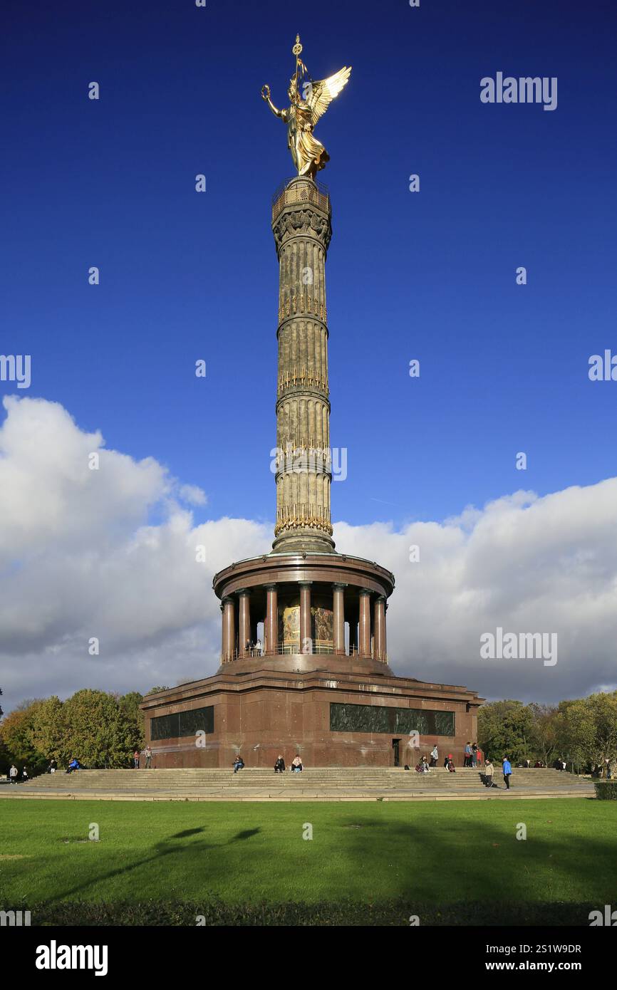 Berlin Victory Column, Grosser Stern, Grosser Tiergarten, built from ...