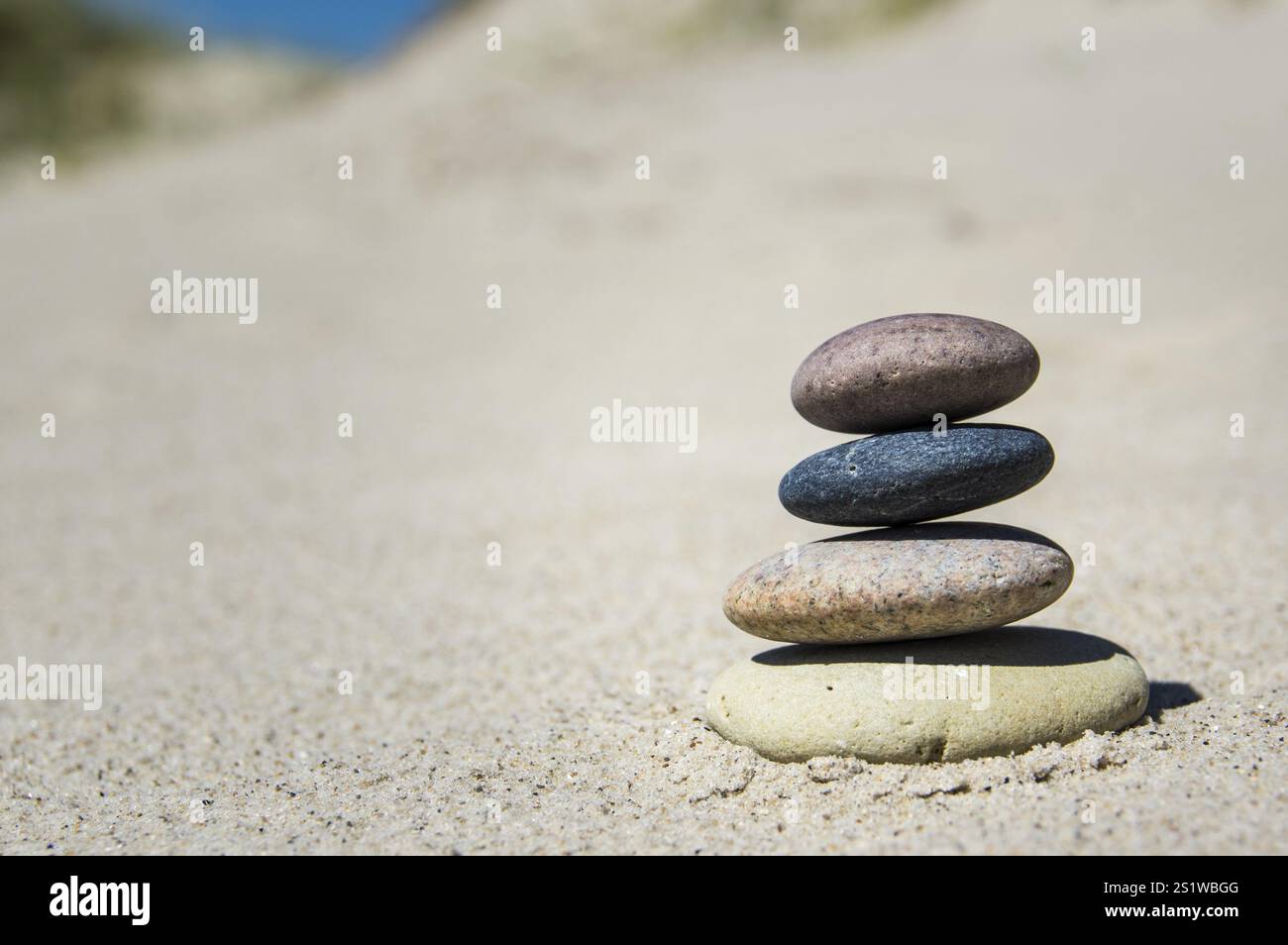 Round pebbles on the beach in Denmark is a symbol for harmony. Stones ...