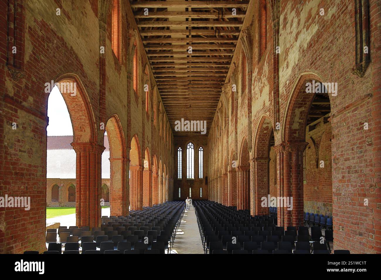 Former Cistercian Abbey Chorin Monastery, Brandenburg, Federal Republic ...