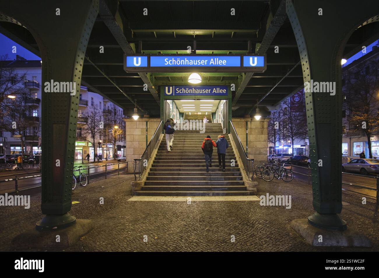 Germany, Berlin, 03.12.2024, Underground Viaduct (Magistratsschirm ...