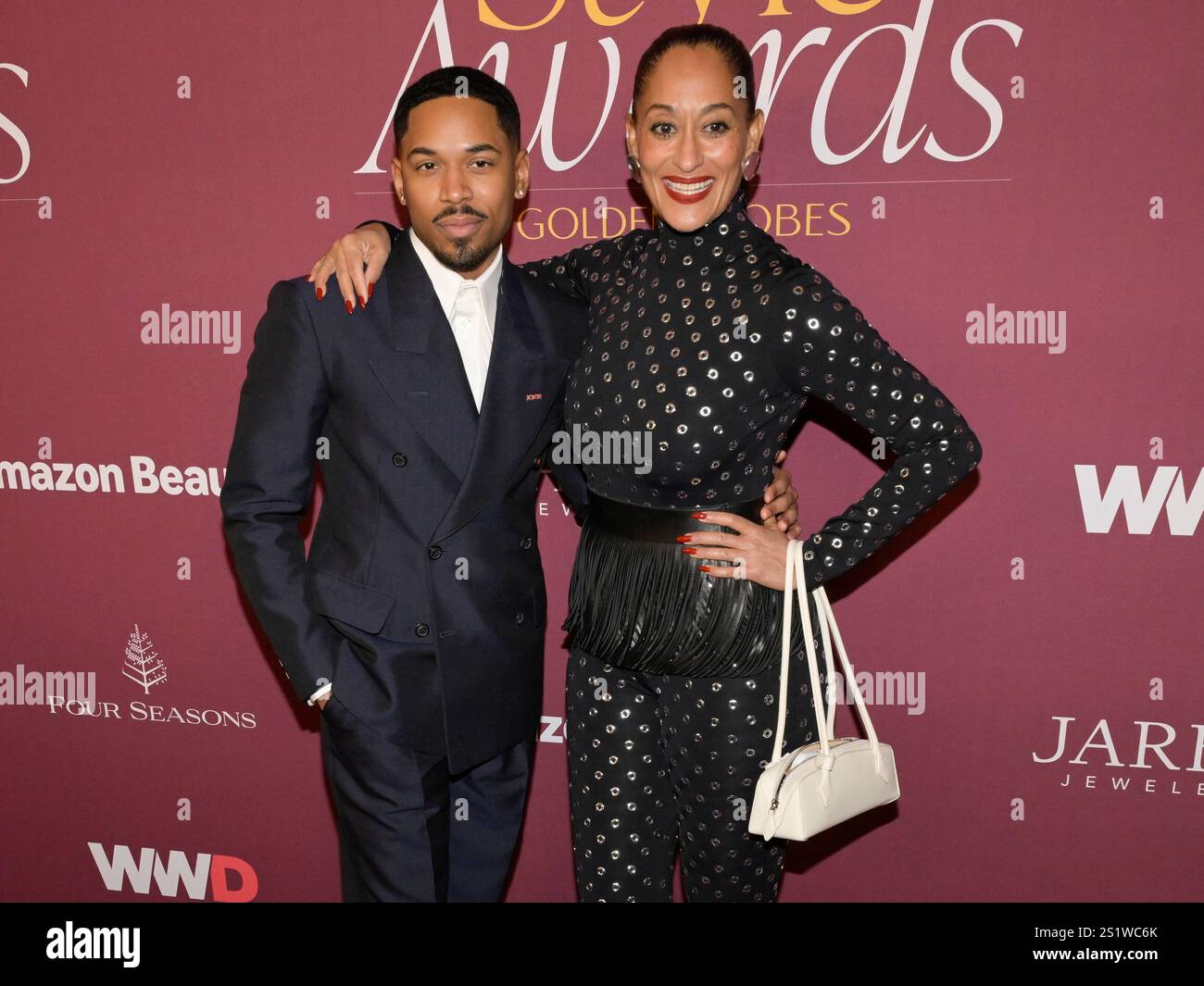 Beverly Hills, California, USA. 03rd Jan, 2025. Kelvin Harrison Jr. and ...