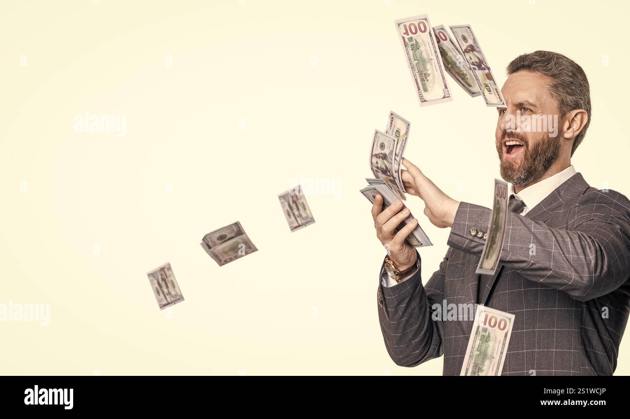 Rich and successful businessman. Millionaire lifestyle. Business ...