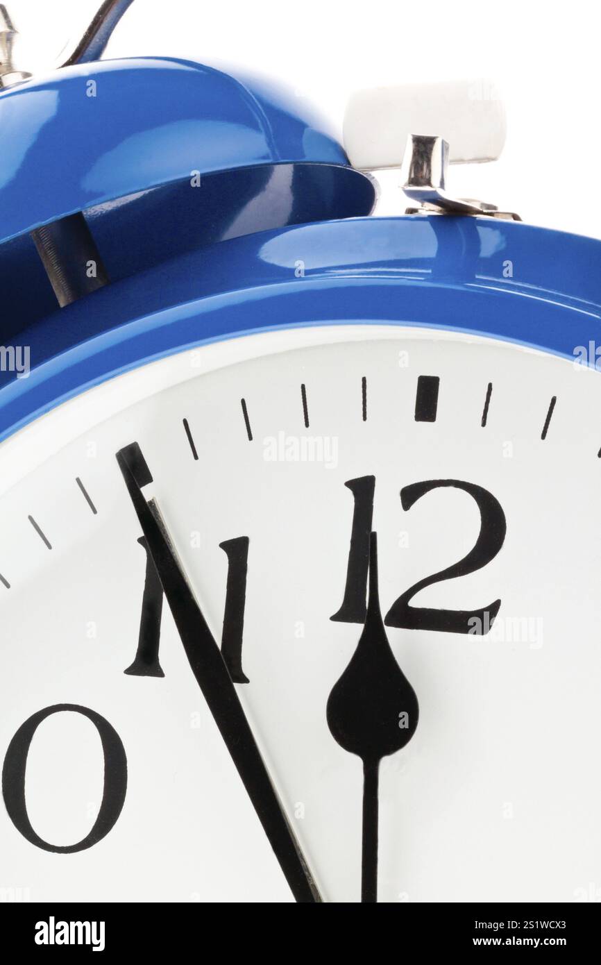 5 minutes to 12 on a clock. Time for decisions Austria Stock Photo - Alamy
