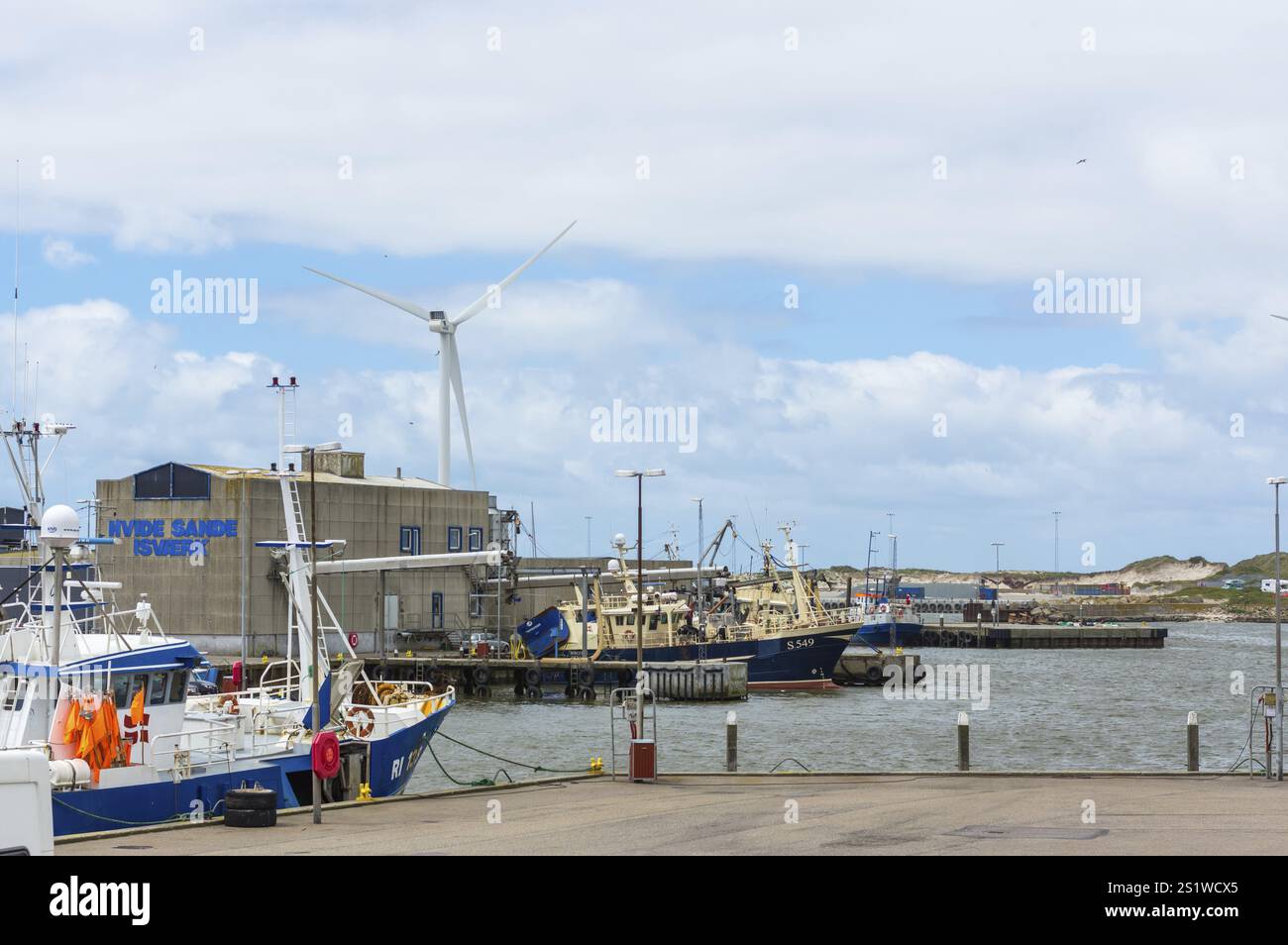 Impression with ship and boat in Denmark in summertime Stock Photo - Alamy