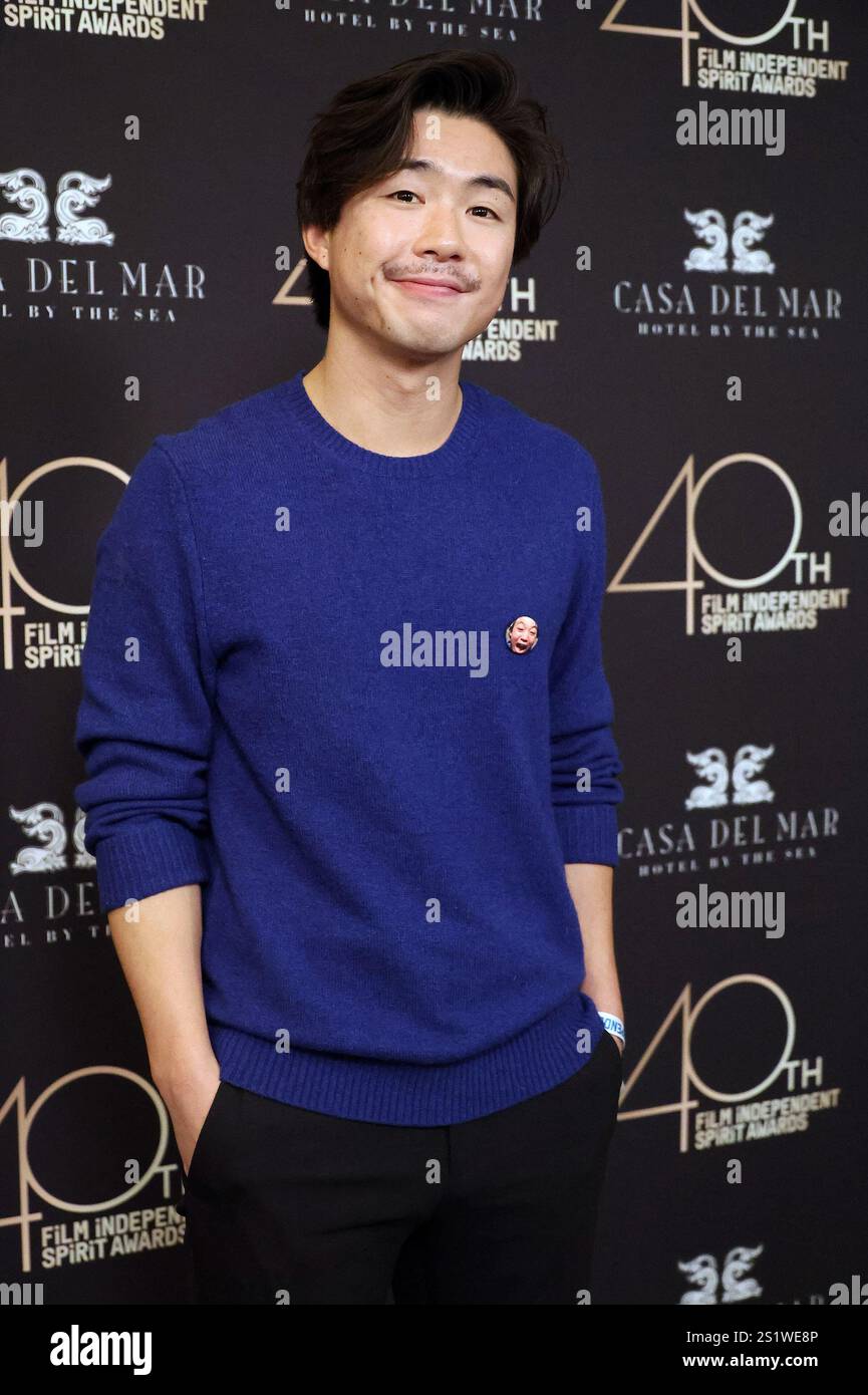 Sean Wang at the 2025 Film Independent Spirit Awards Nominee Brunch at ...