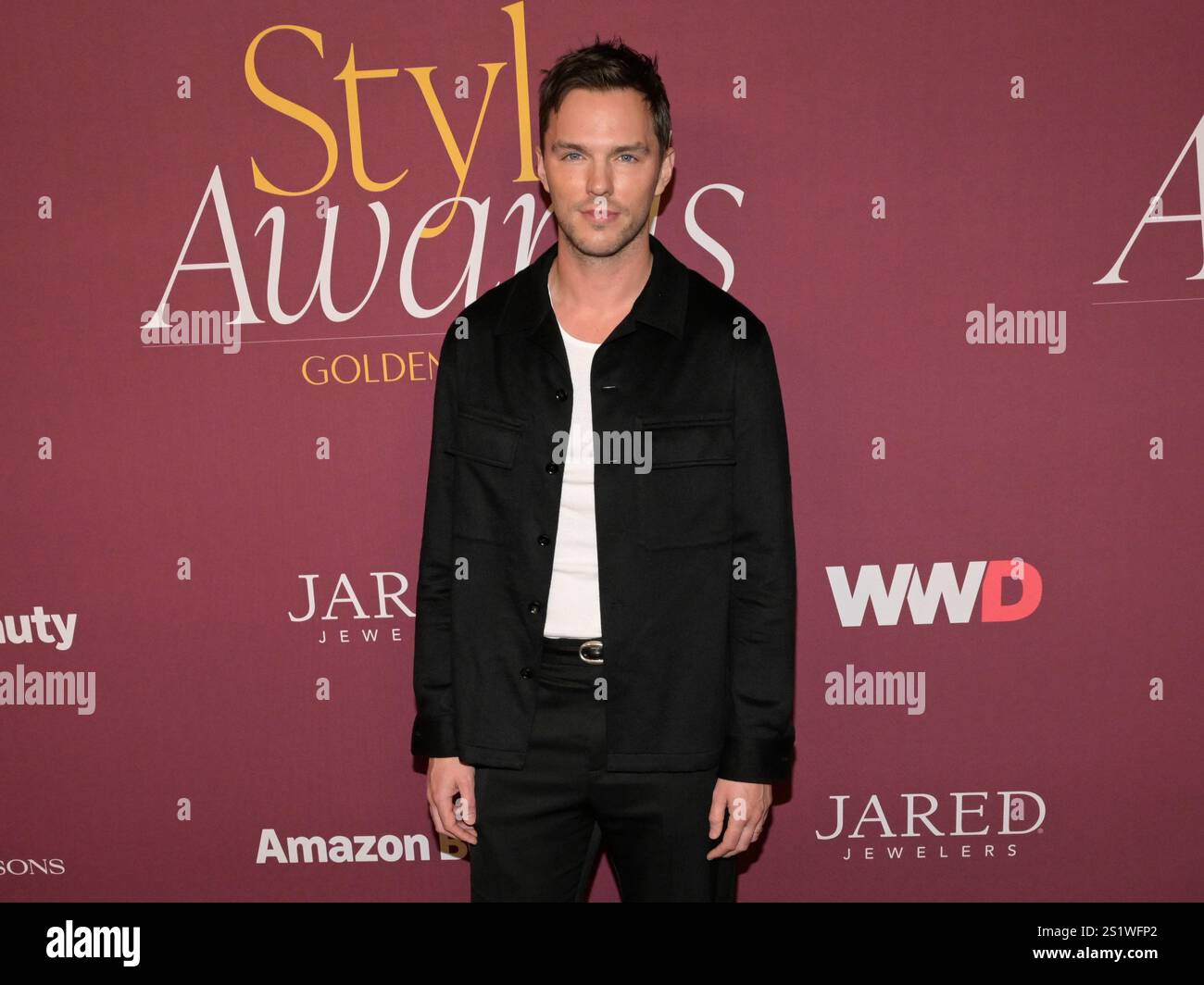 03 January 2025 - Beverly Hills, California - Nicholas Hoult. 2025 WWD ...