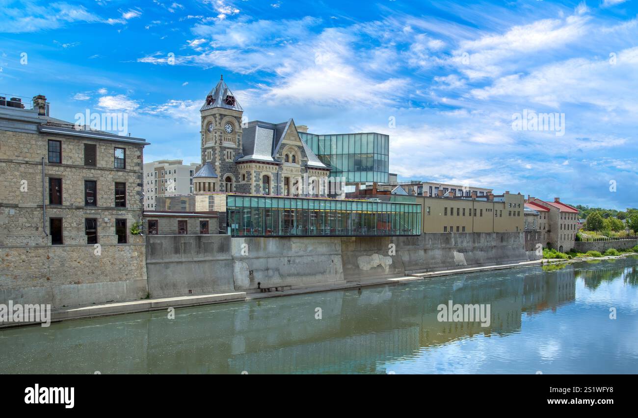 Historic city center of Cambridge, Ontario, Canada Stock Photo - Alamy