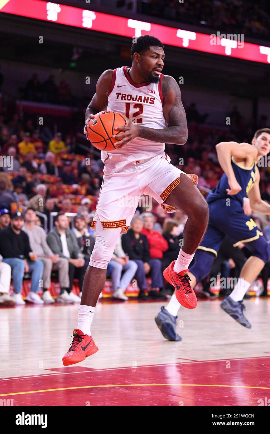 LOS ANGELES, CA - JANUARY 04: USC Trojans forward Rashaun Agee (12 ...