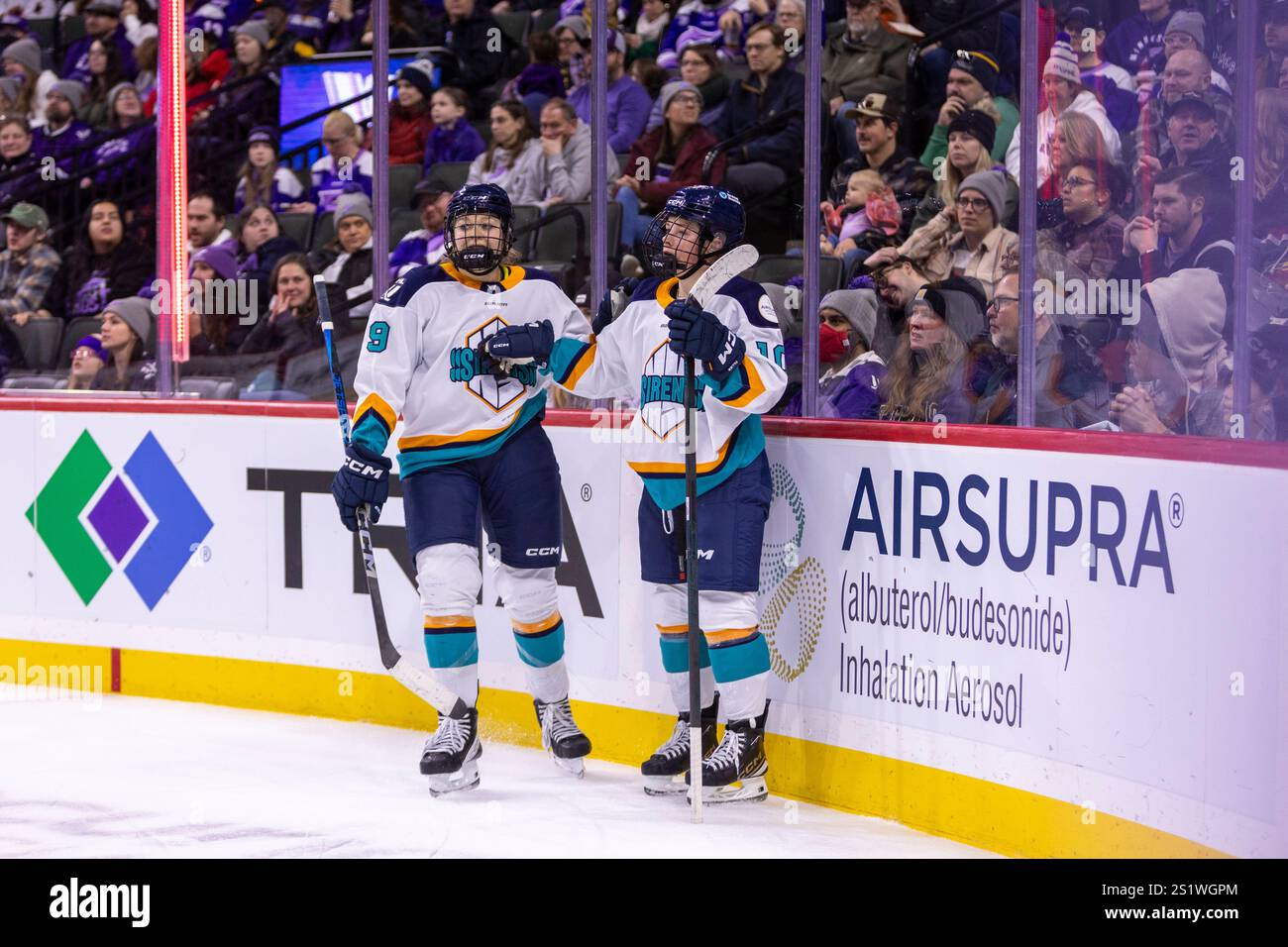 St. Paul, Minnesota, USA. 4th Jan, 2025. New York Sirens forward SARAH ...