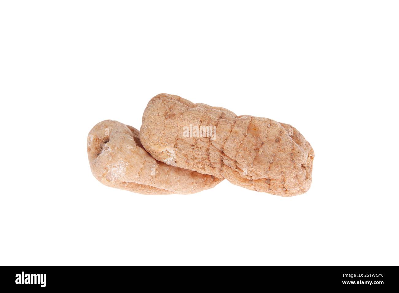 Tianma is isolated on a white background, with Chinese herbal medicine ...