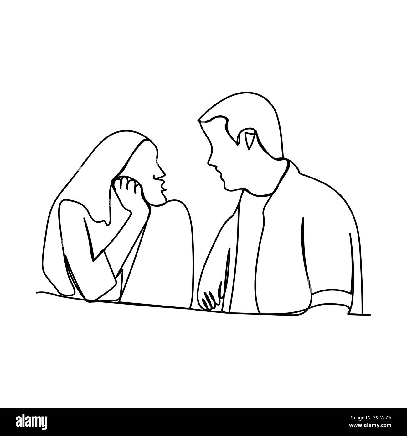 Vector love two hearts logo sign Romantic illustration symbol pairs ...