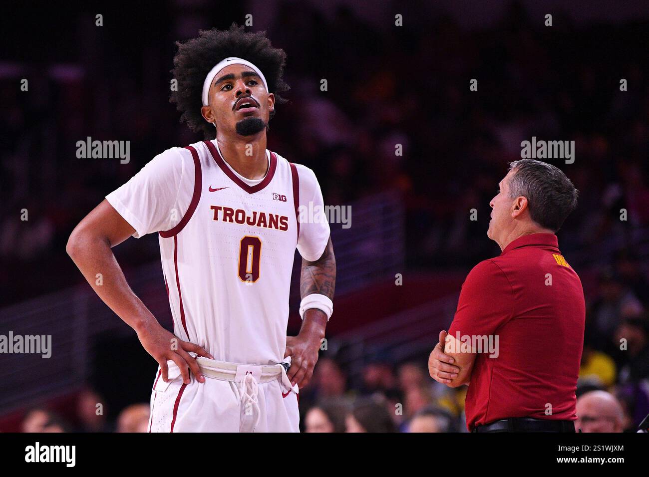 LOS ANGELES, CA - JANUARY 04: USC Trojans forward Saint Thomas (0 ...