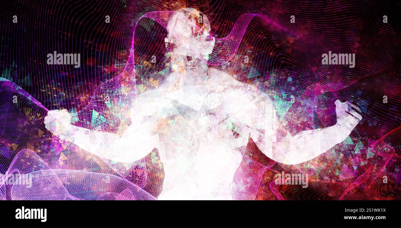 Digital Revolution and Disruptive Technology on the Horizon Stock Photo ...