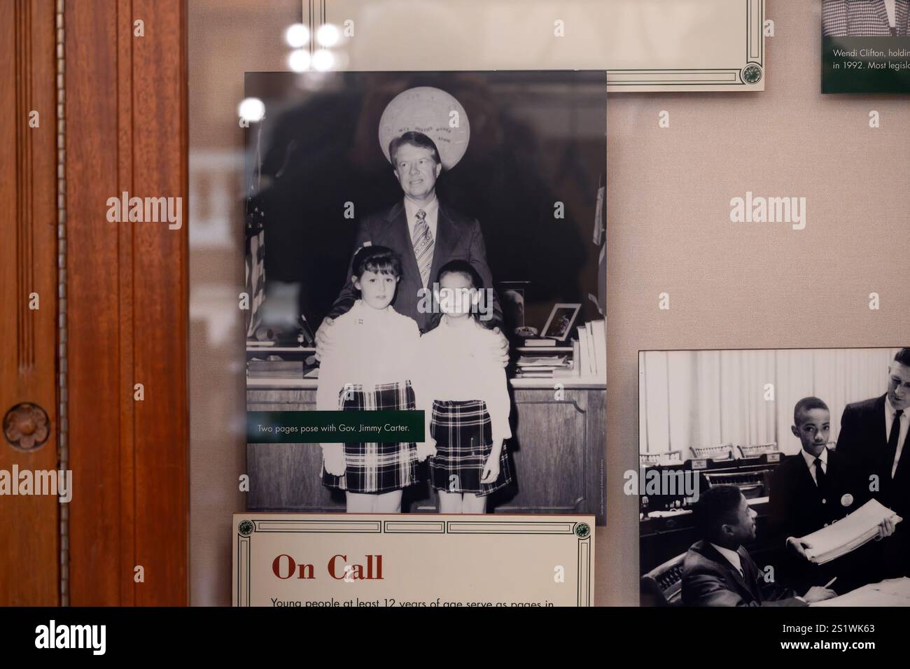 Atlanta, Georgia, USA. 4th Jan, 2025. A photograph of then Gov. Jimmy ...