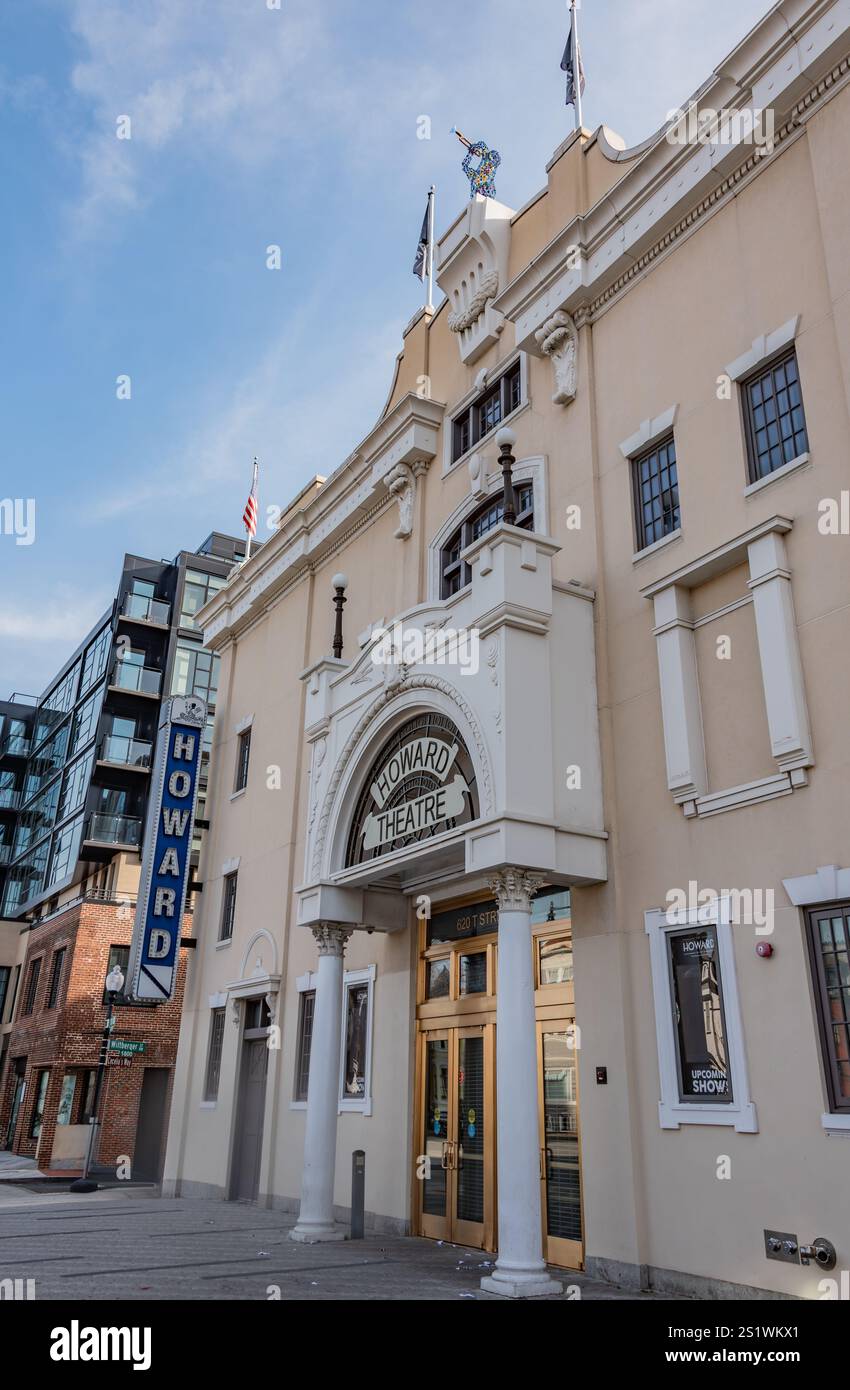 The Historic Howard Theatre, Shaw Neighborhood, Washington DC USA Stock ...