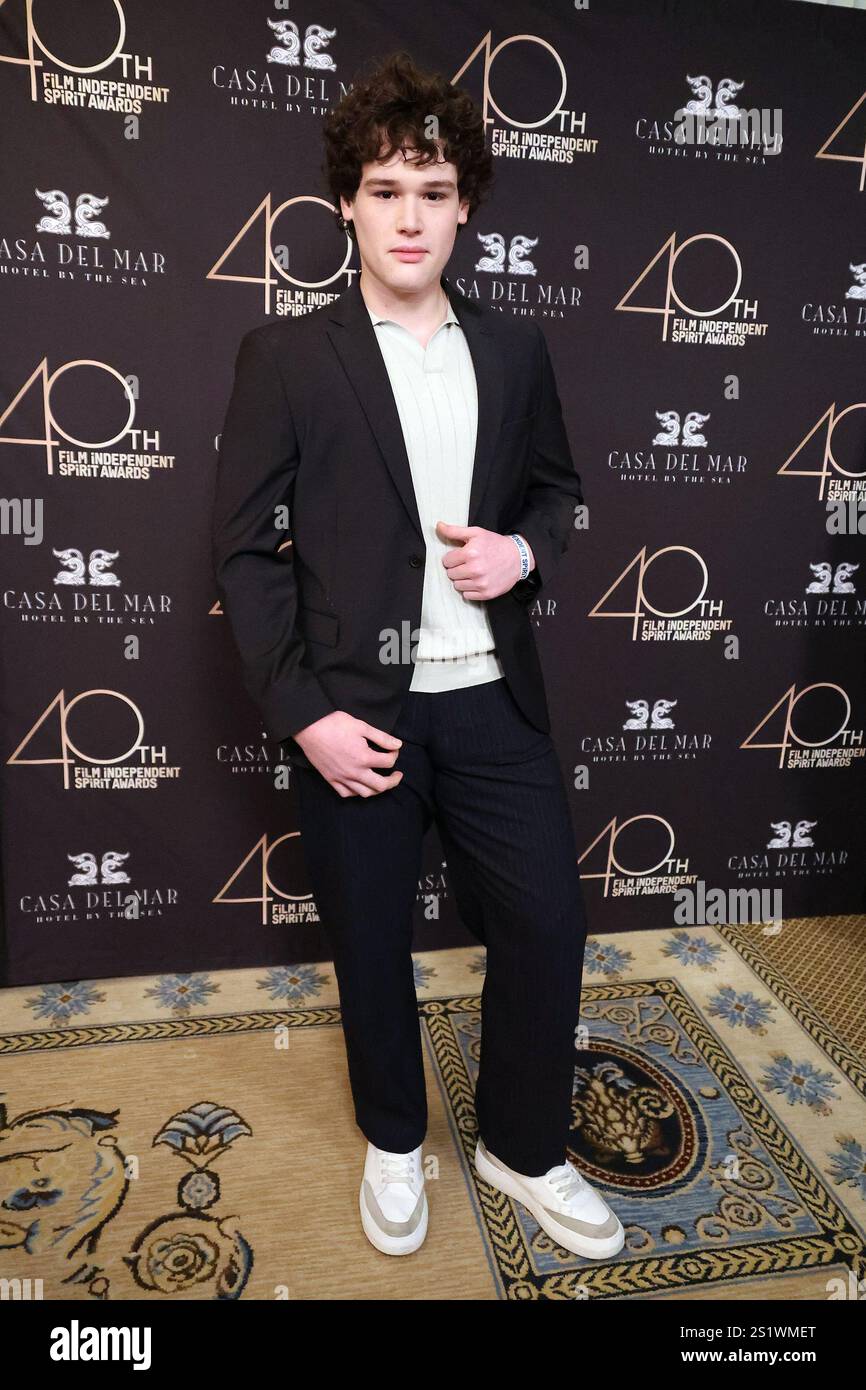 Santa Monica, USA. 04th Jan, 2025. Isaac Krasner at the 2025 Film ...