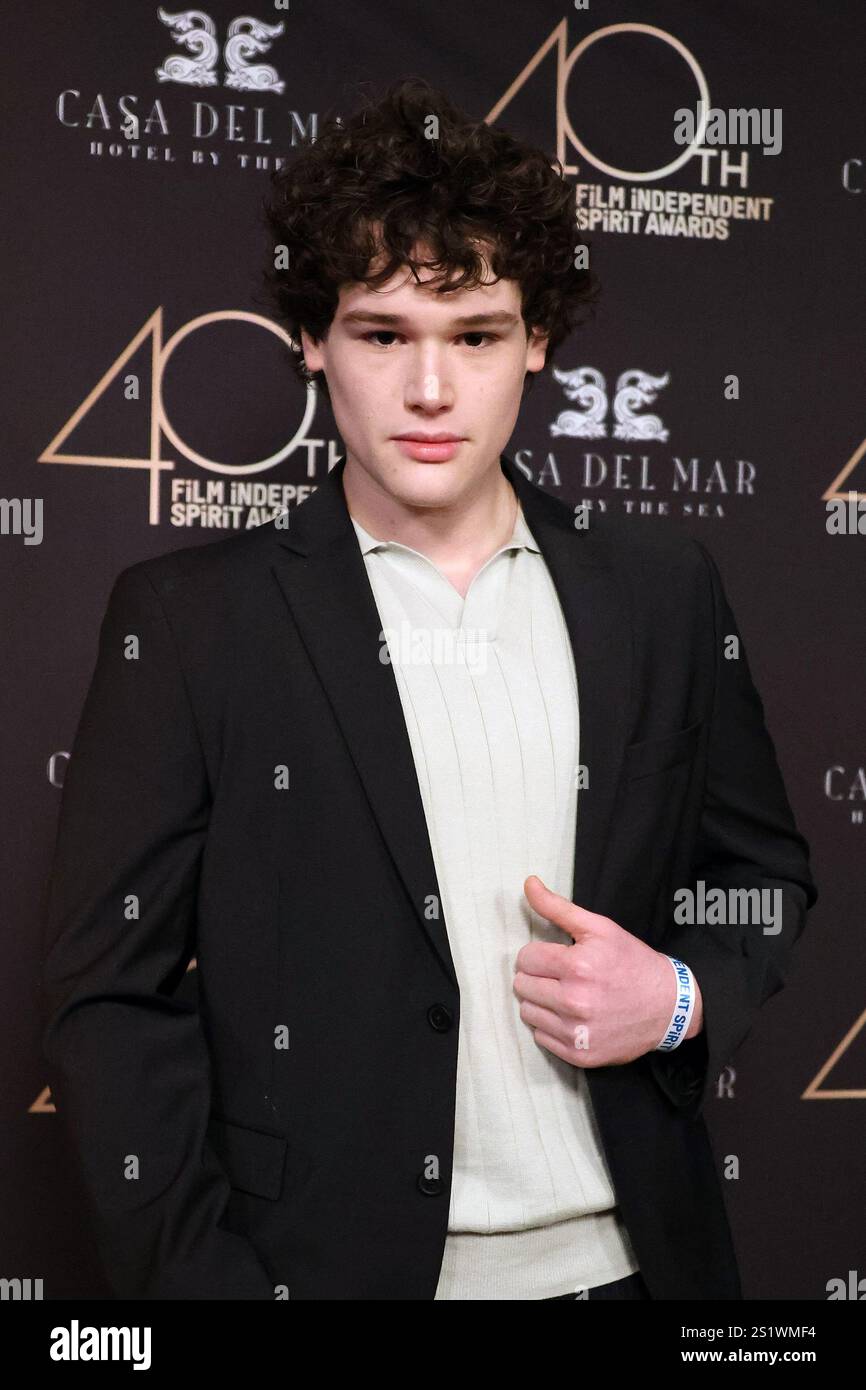 Santa Monica, USA. 04th Jan, 2025. Isaac Krasner at the 2025 Film ...