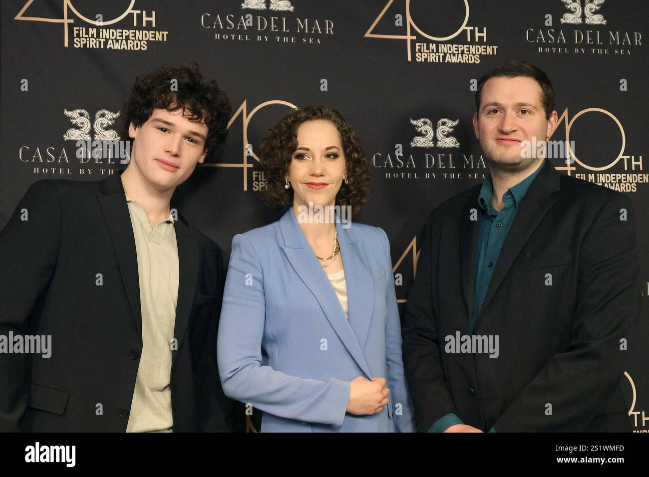 Santa Monica, USA. 04th Jan, 2025. Isaac Krasner, Allison Tate, Corey ...