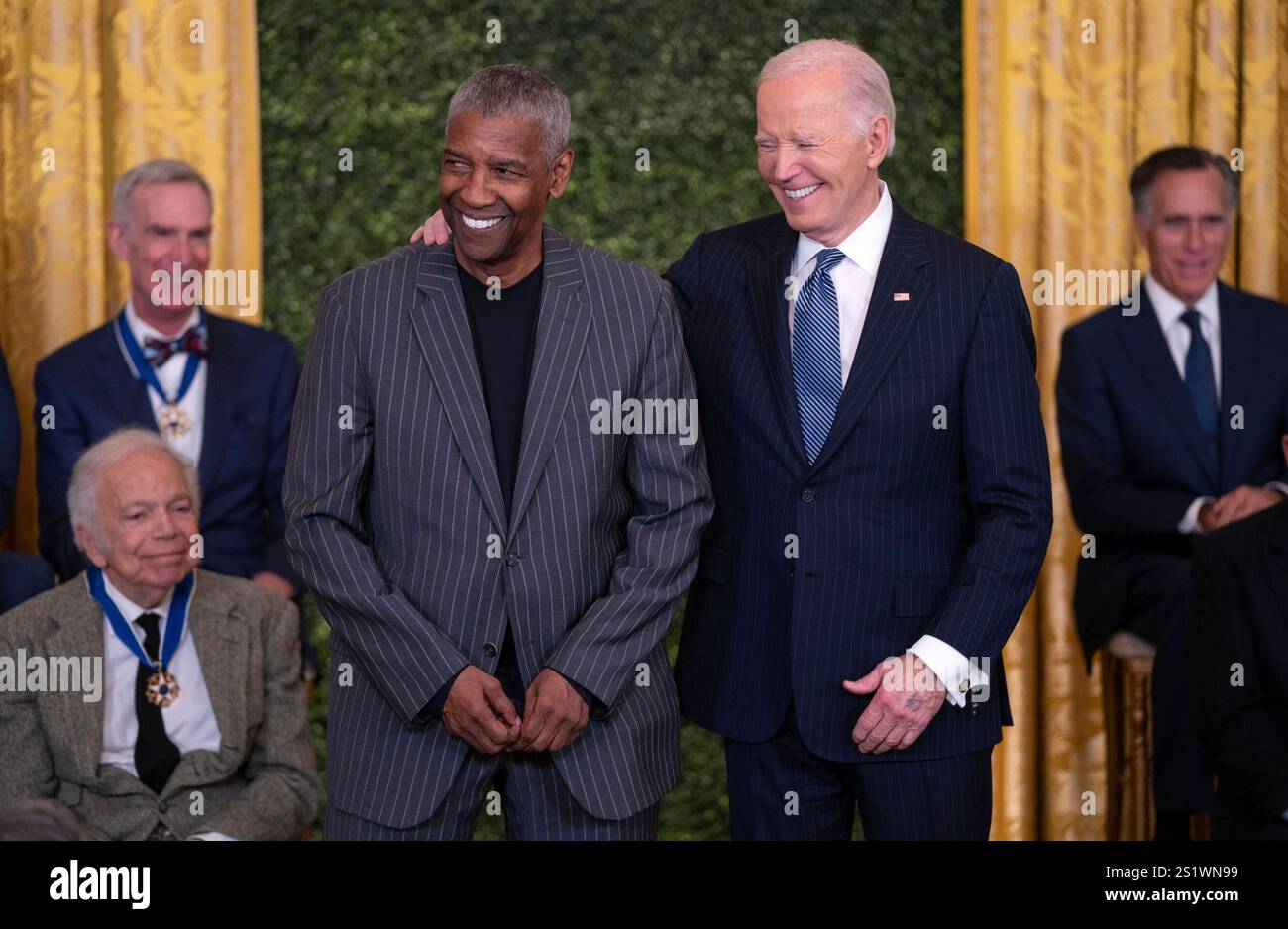 United States President Joe Biden presents actor, producer, and ...