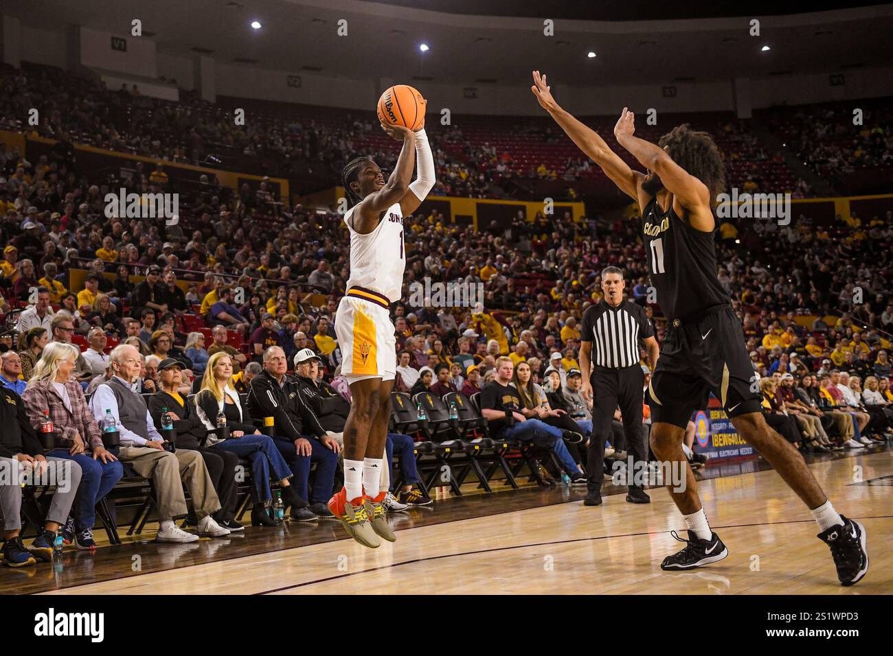 Tempe, United States. 04th Jan, 2025. Arizona State Sun Devils guard ...
