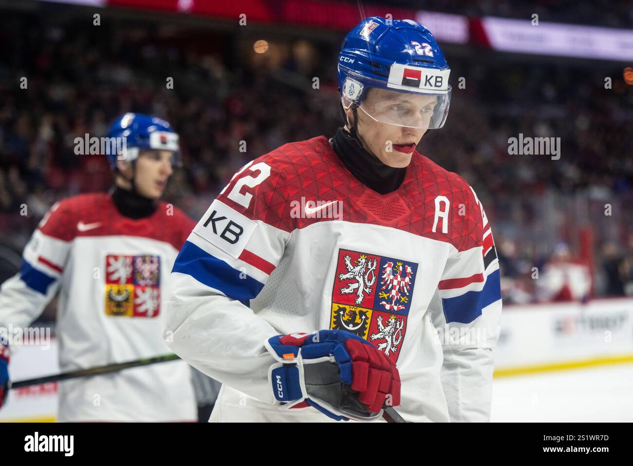 Vojtech Hradec of, Czech Republic. , . looks dejected cduring the 2025 ...
