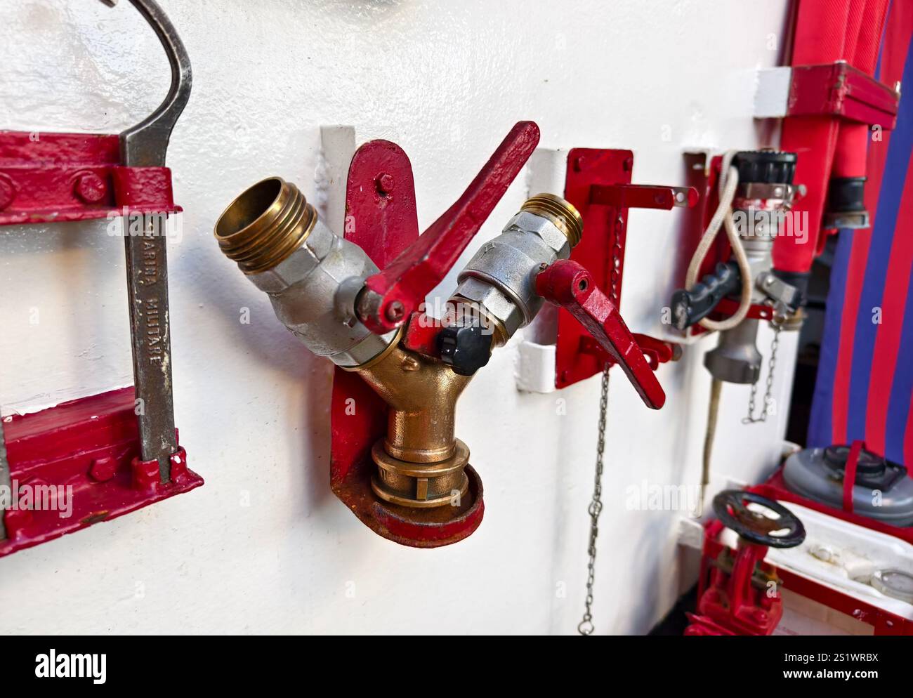 Two valves hydrant water hi-res stock photography and images - Alamy