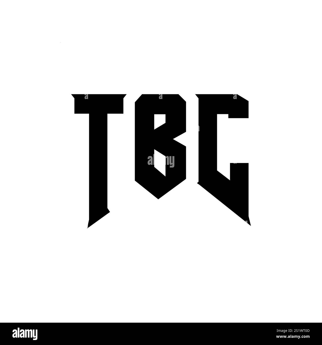 TBC letter logo design for technology company. TBC logo design black ...