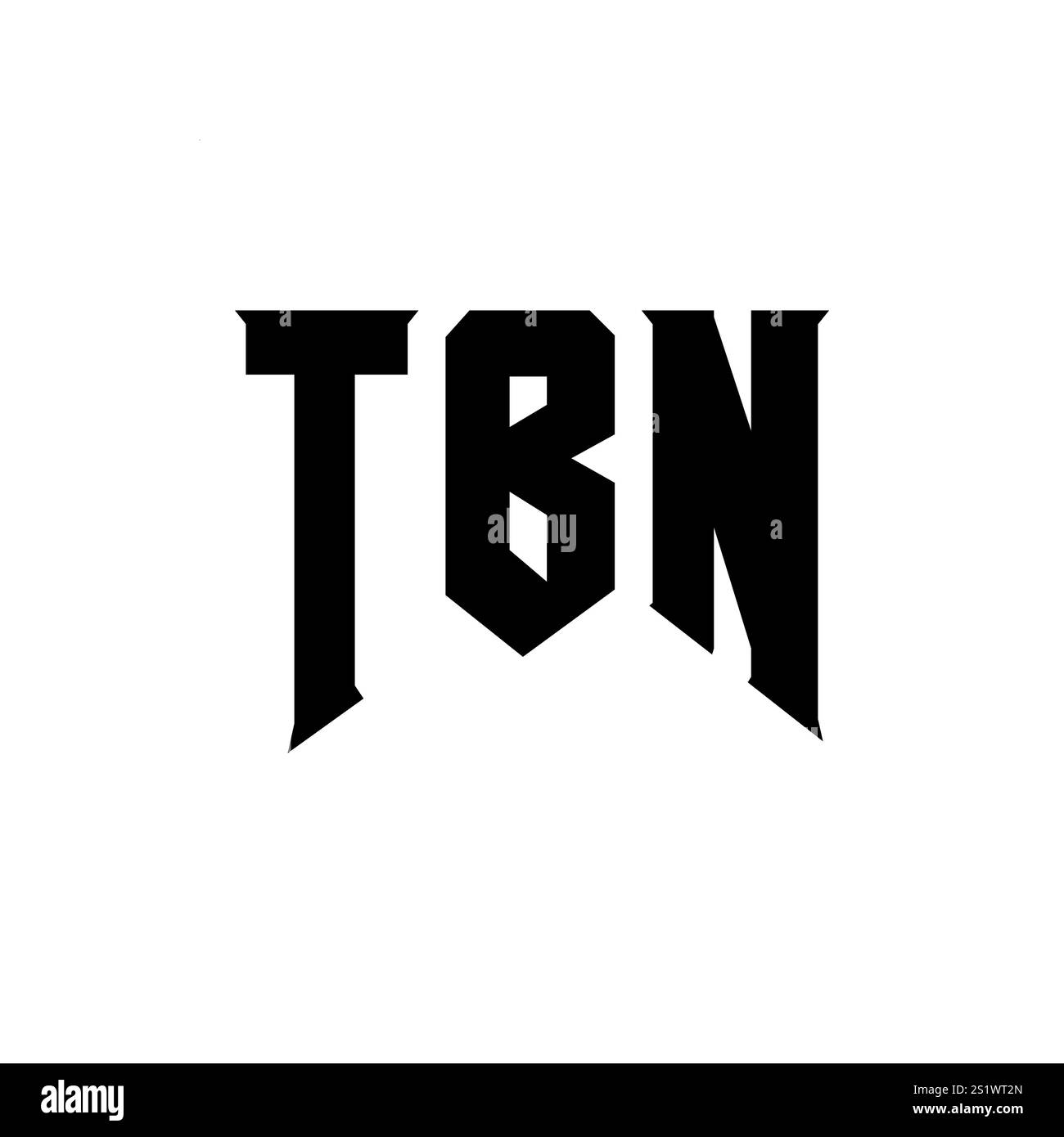 Tbn logo design Stock Vector Images - Alamy