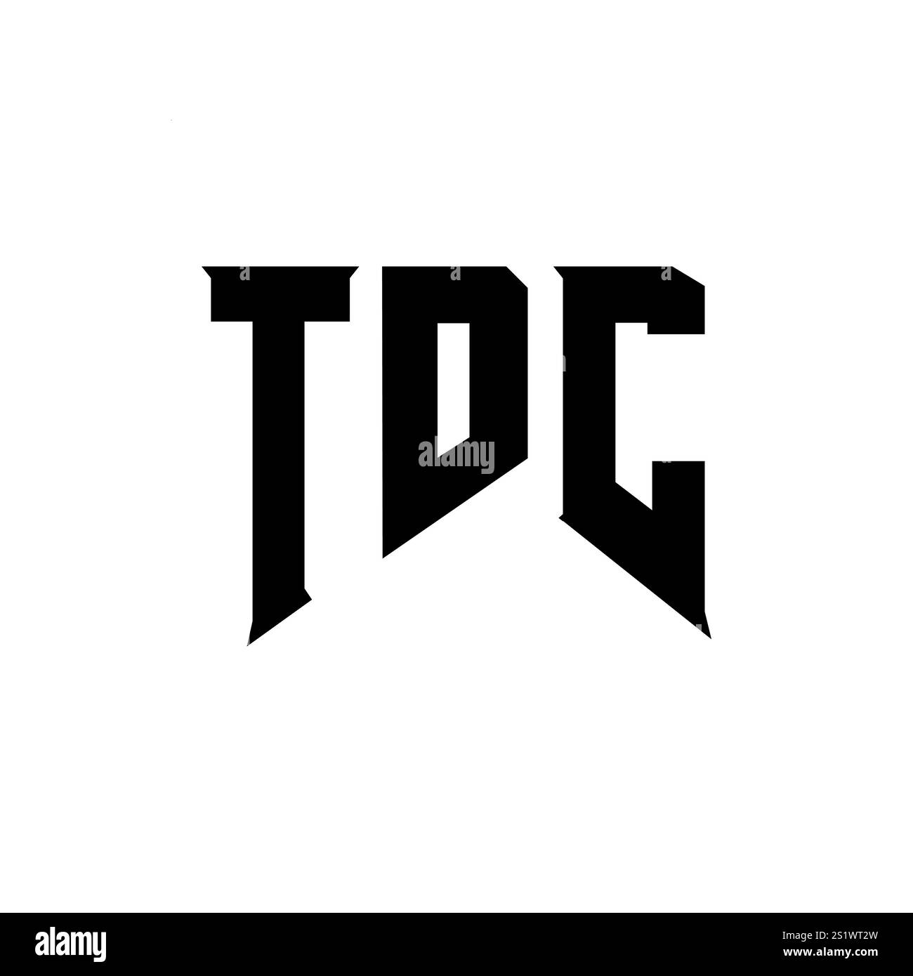 TDC letter logo design for technology company. TDC logo design black ...