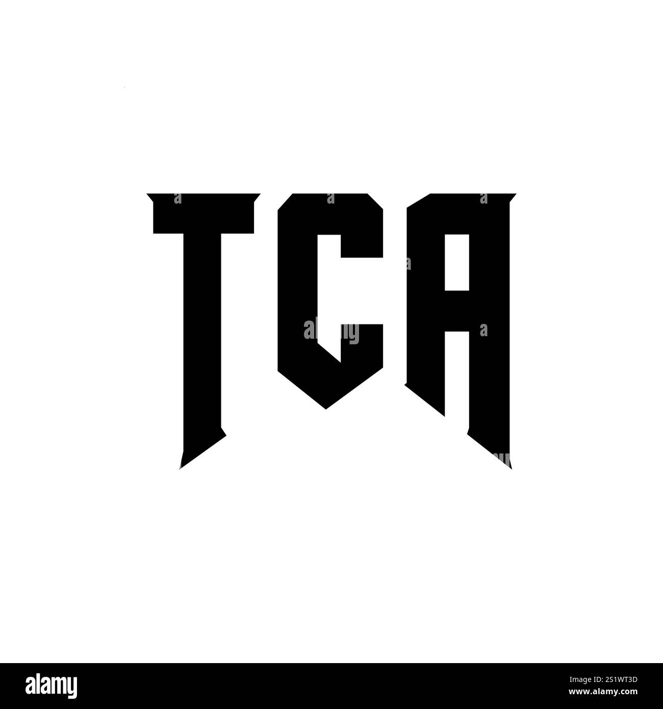 TCA letter logo design for technology company. TCA logo design black ...
