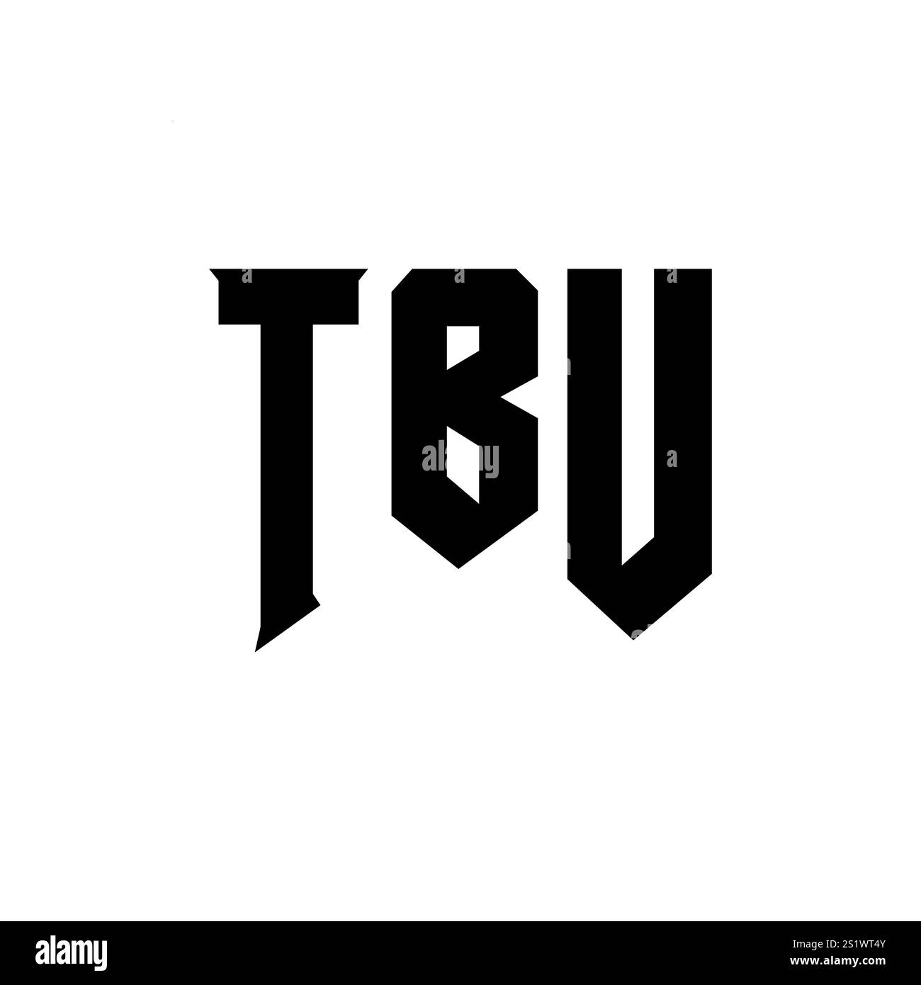 TBU letter logo design for technology company. TBU logo design black ...