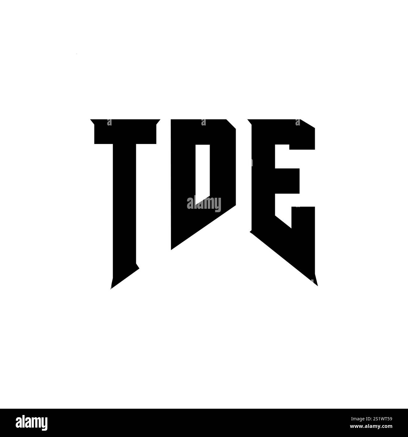 Tde logo design Cut Out Stock Images & Pictures - Alamy