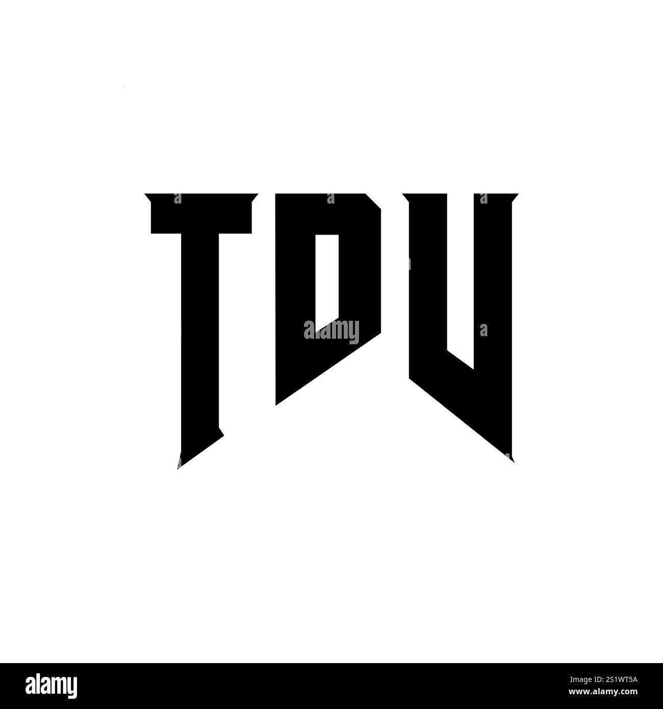TDV letter logo design for technology company. TDV logo design black ...