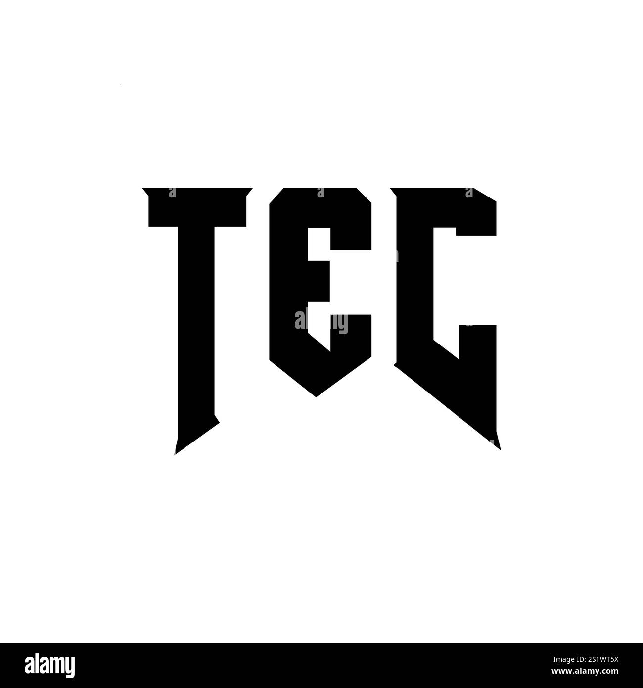 TEC letter logo design for technology company. TEC logo design black ...
