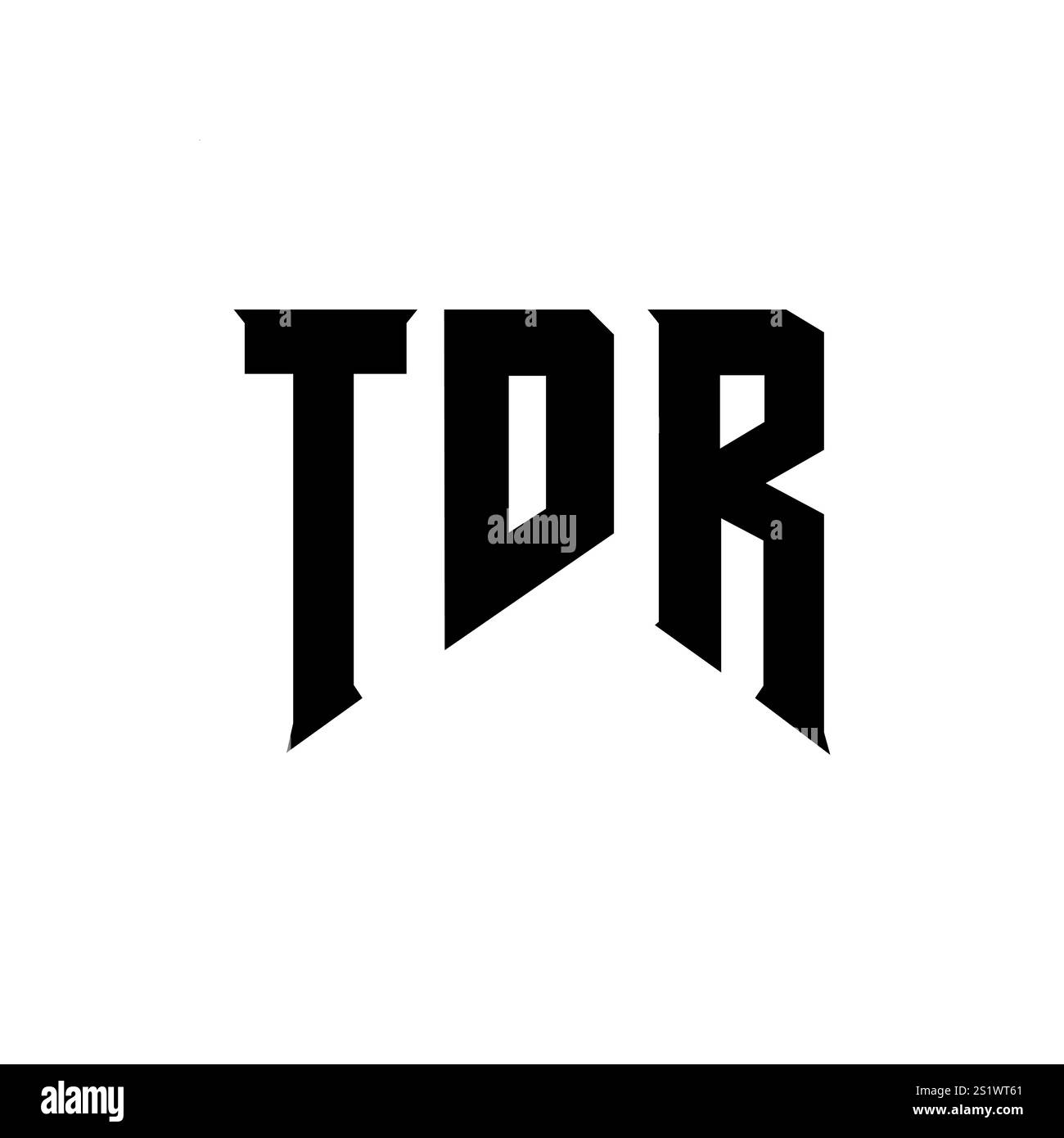 Tdr logo design hi-res stock photography and images - Alamy