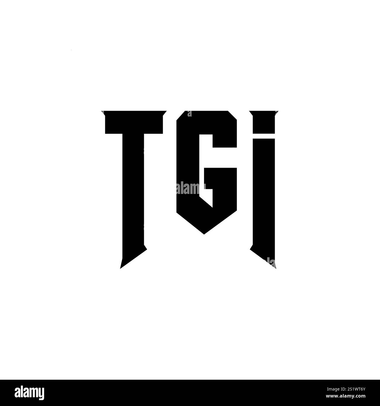 Tgi logo design Cut Out Stock Images & Pictures - Alamy