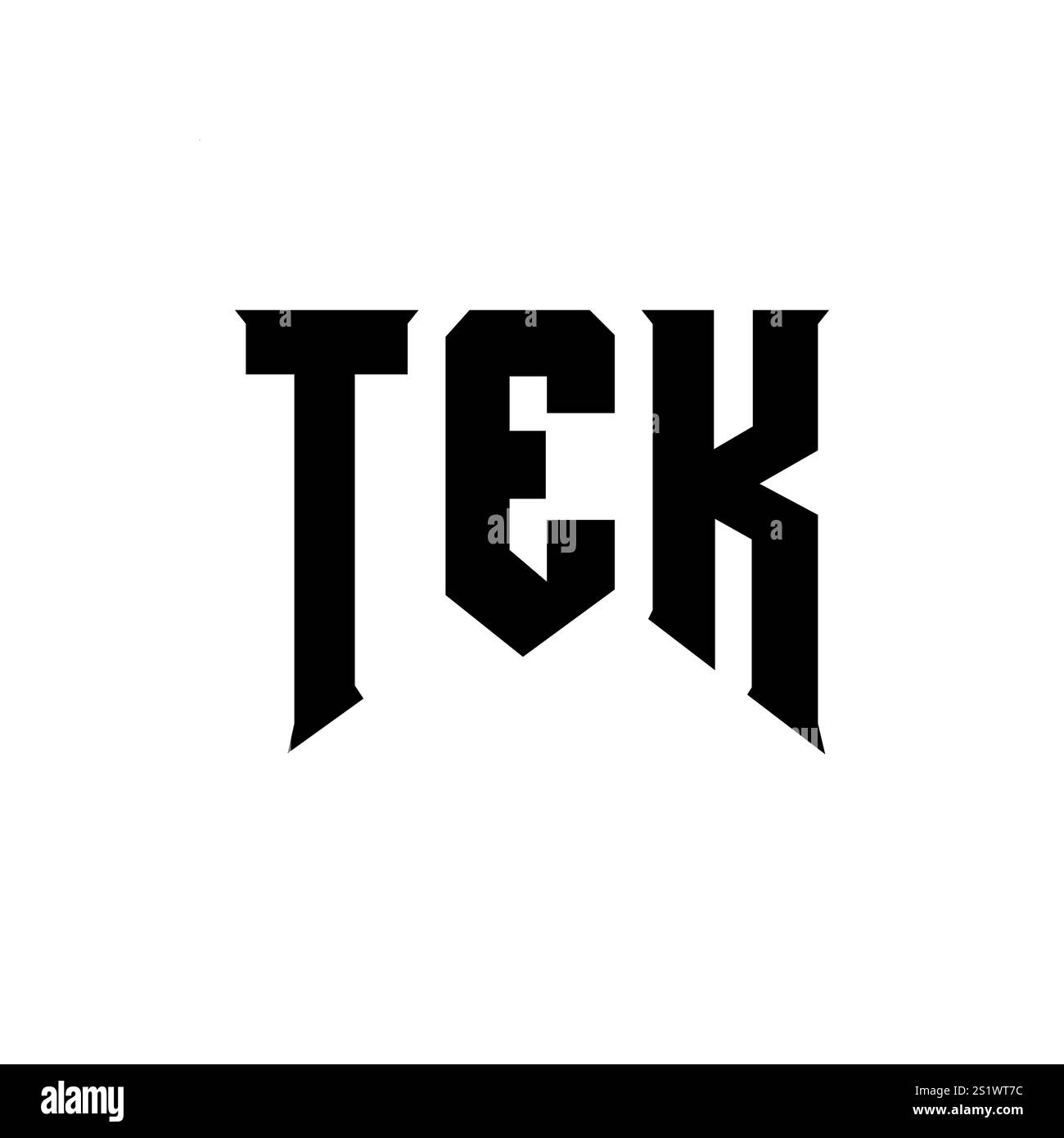 TEK letter logo design for technology company. TEK logo design black ...