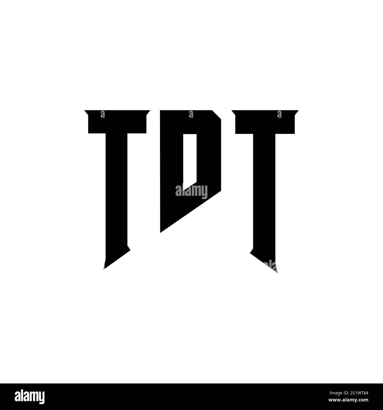 Tdt logo design hi-res stock photography and images - Alamy