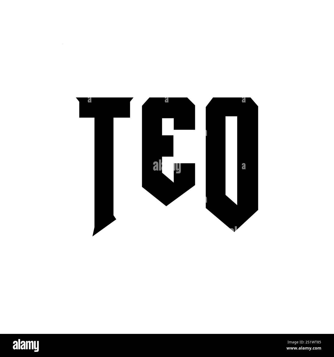 Teo logo design hi-res stock photography and images - Alamy
