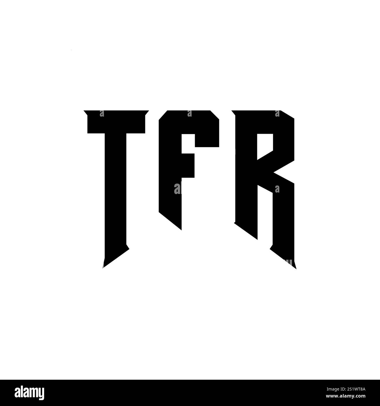 TFR letter logo design for technology company. TFR logo design black ...