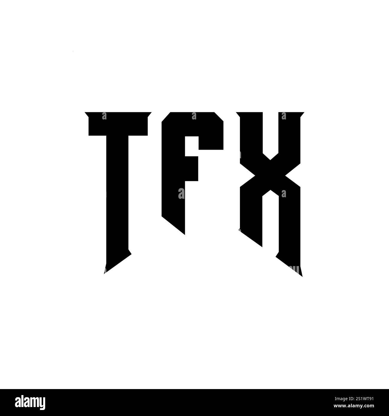 Tfx logo design Stock Vector Images - Alamy