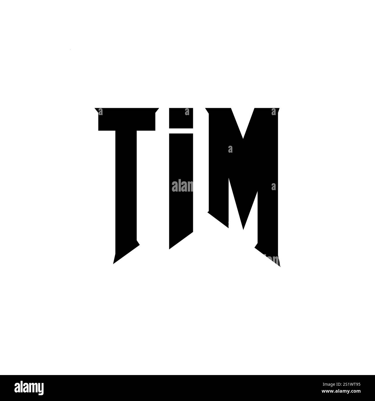 TIM letter logo design for technology company. TIM logo design black ...