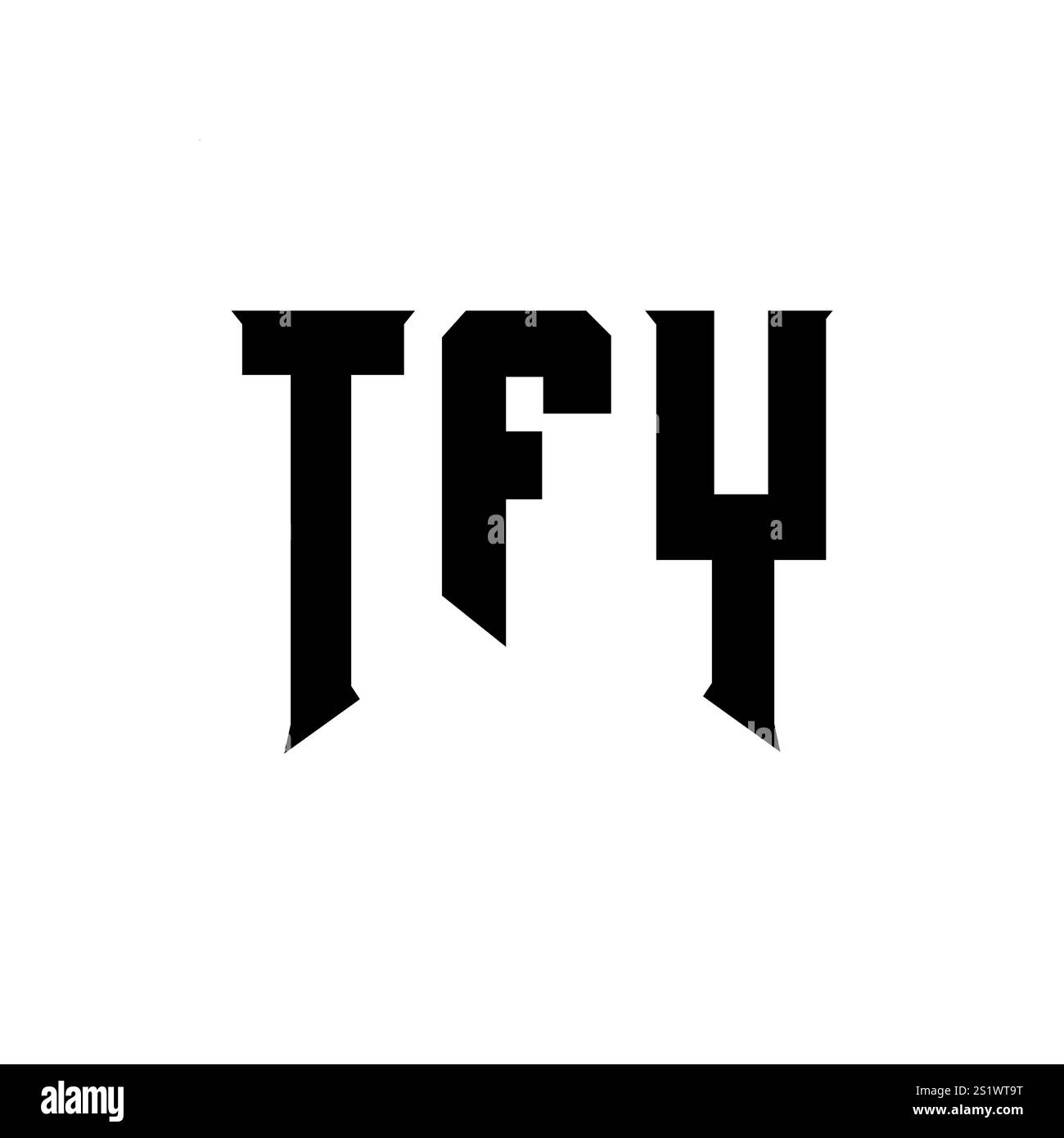 TFY letter logo design for technology company. TFY logo design black ...