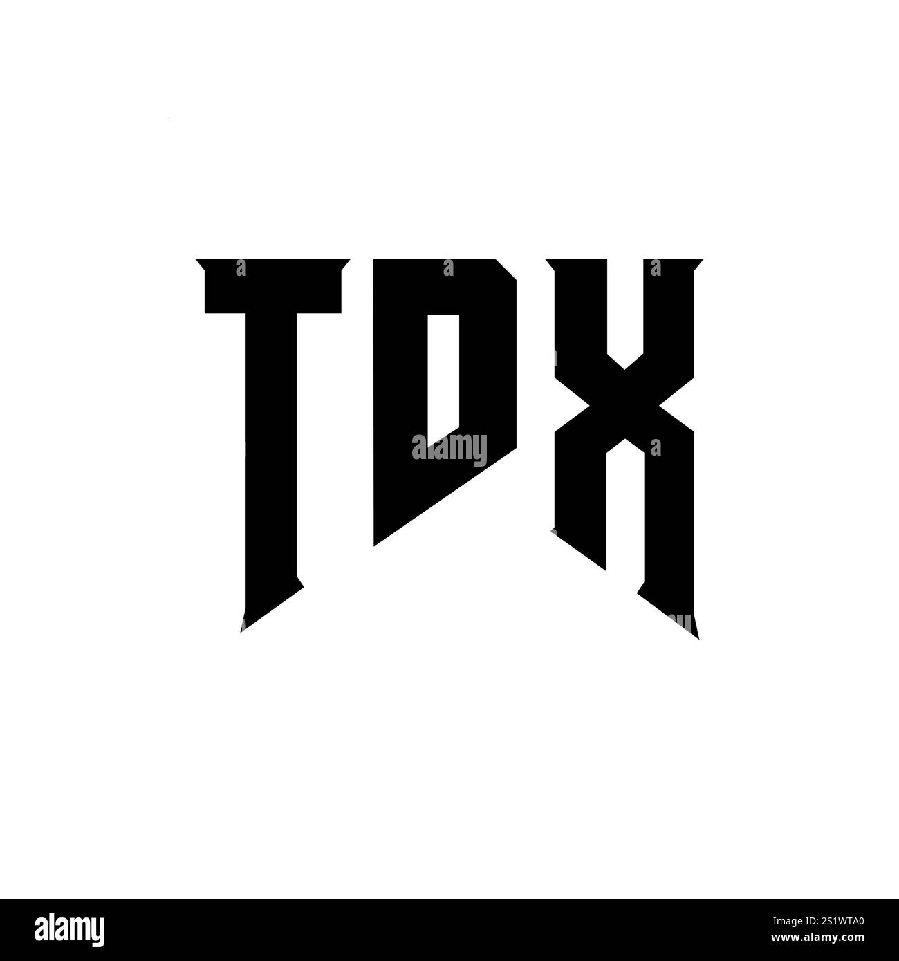 Tdx logo design hi-res stock photography and images - Alamy