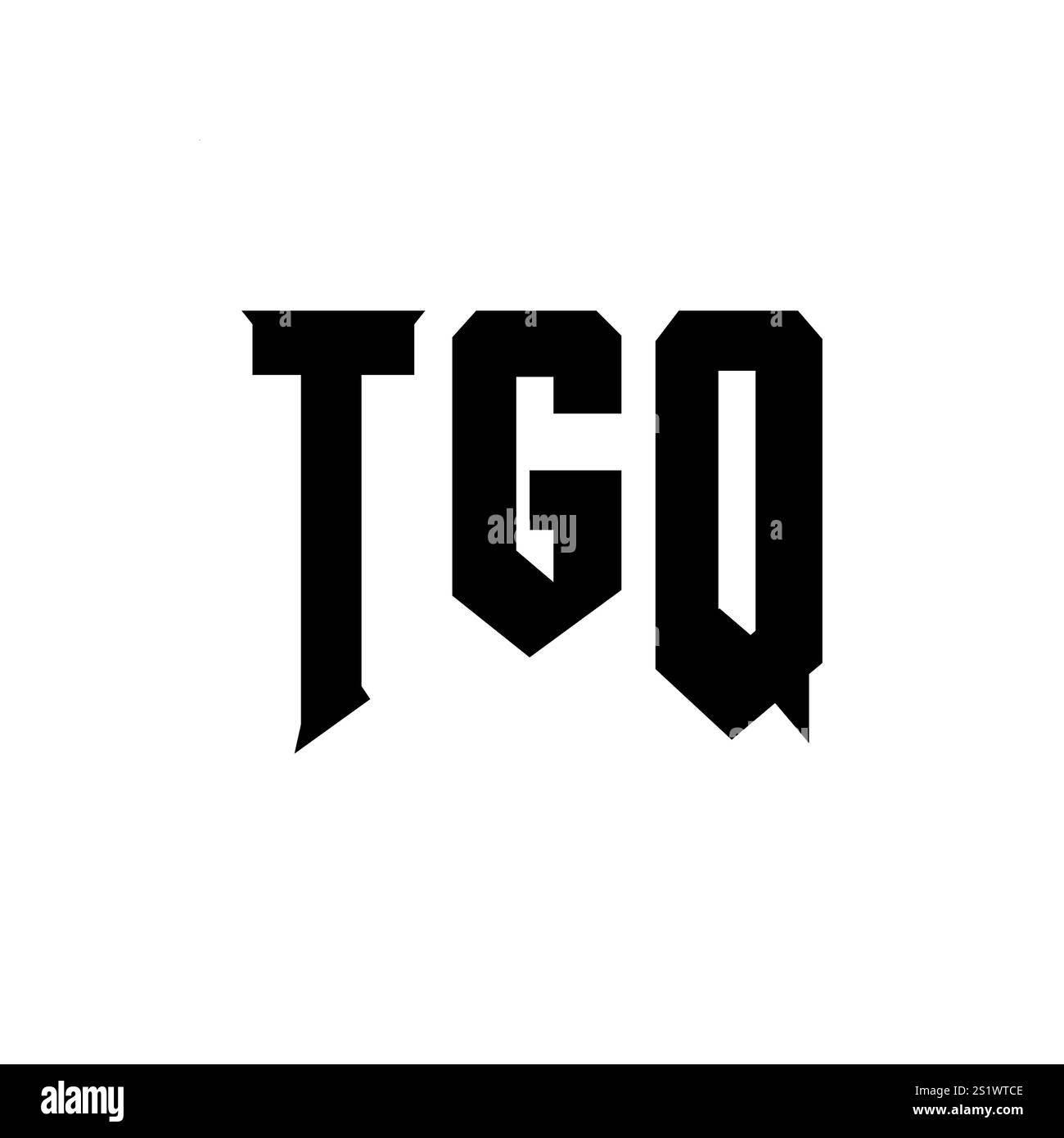 Tgq logo design hi-res stock photography and images - Alamy