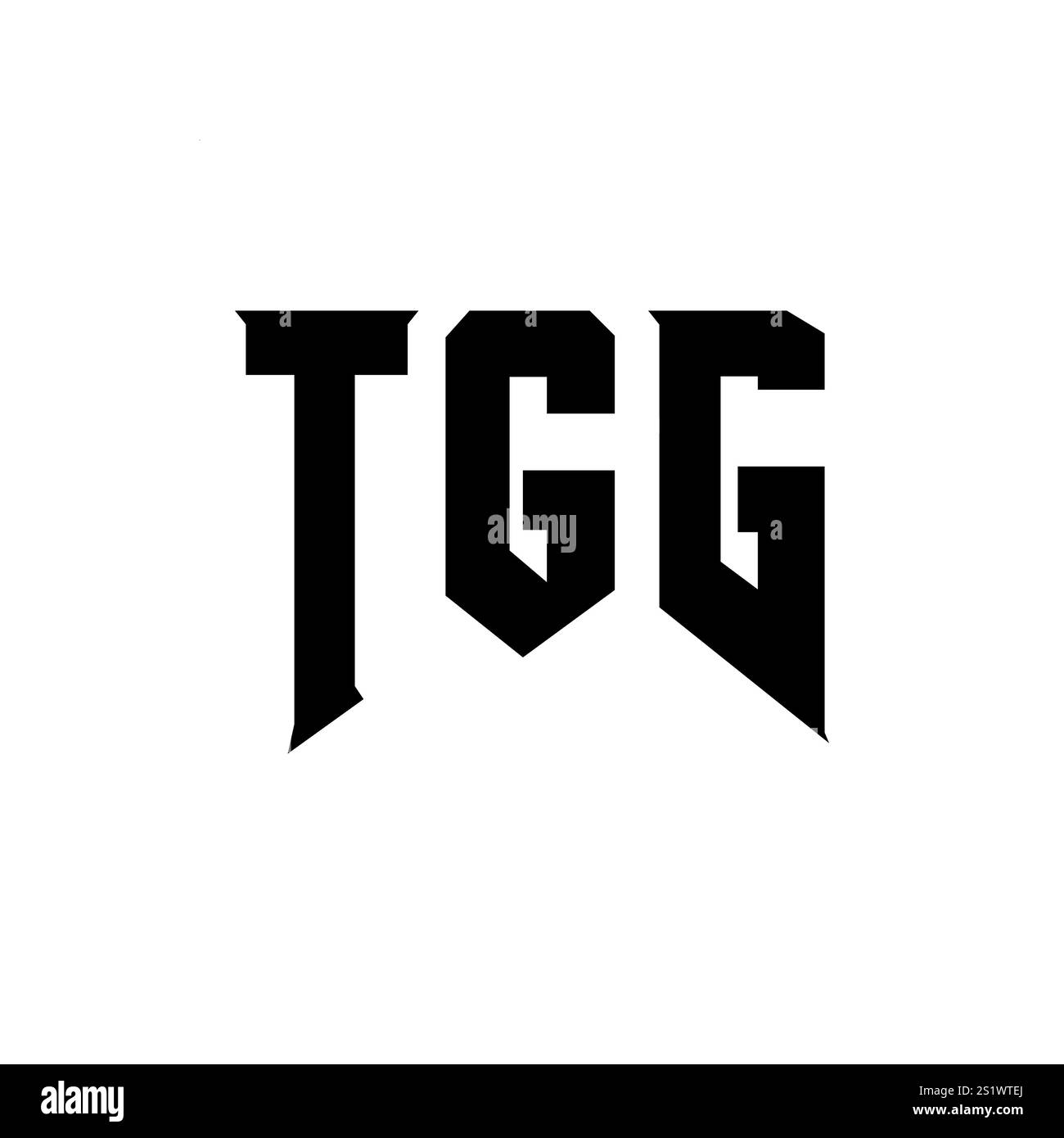 TGG letter logo design for technology company. TGG logo design black ...
