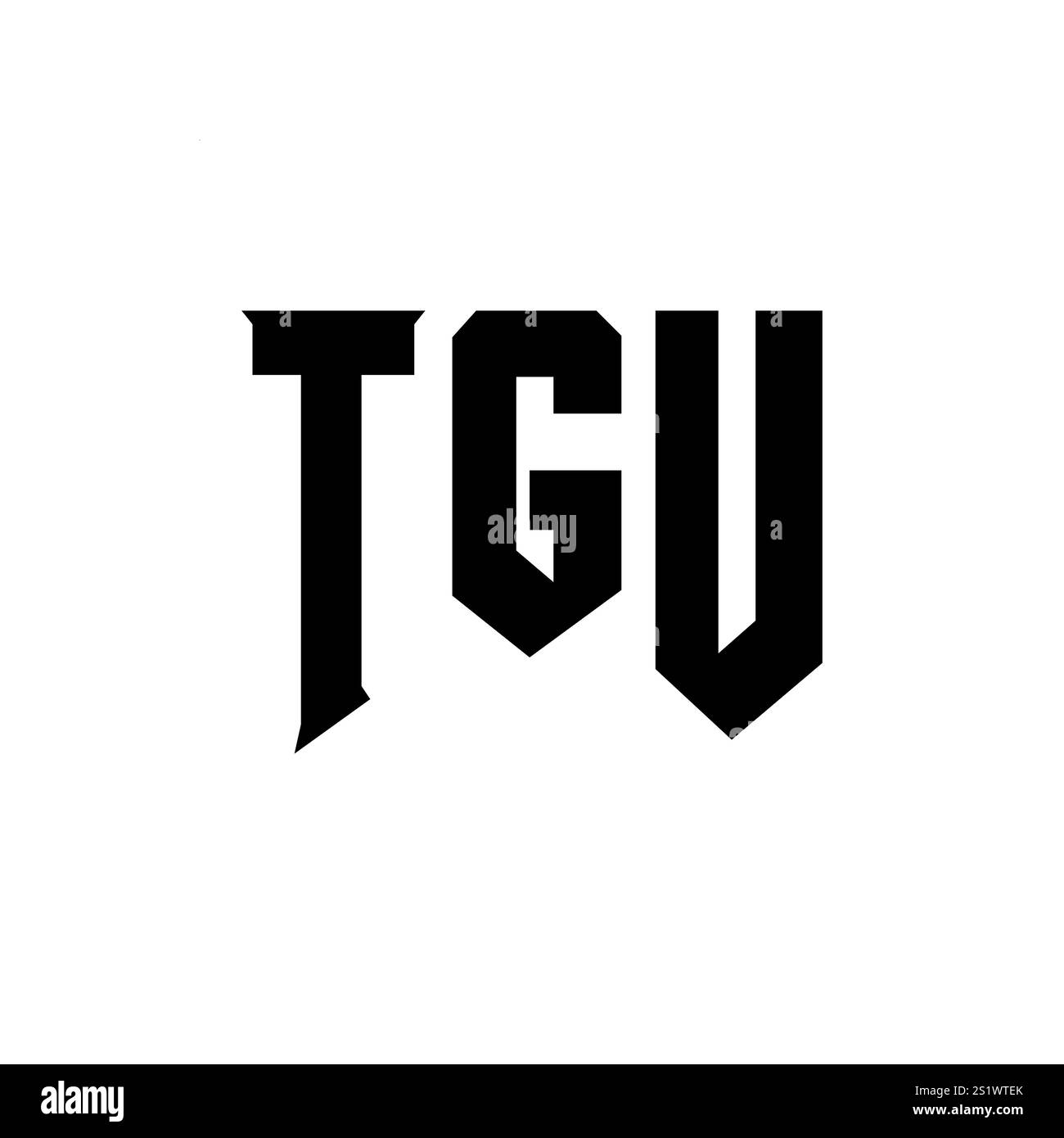 TGU letter logo design for technology company. TGU logo design black ...