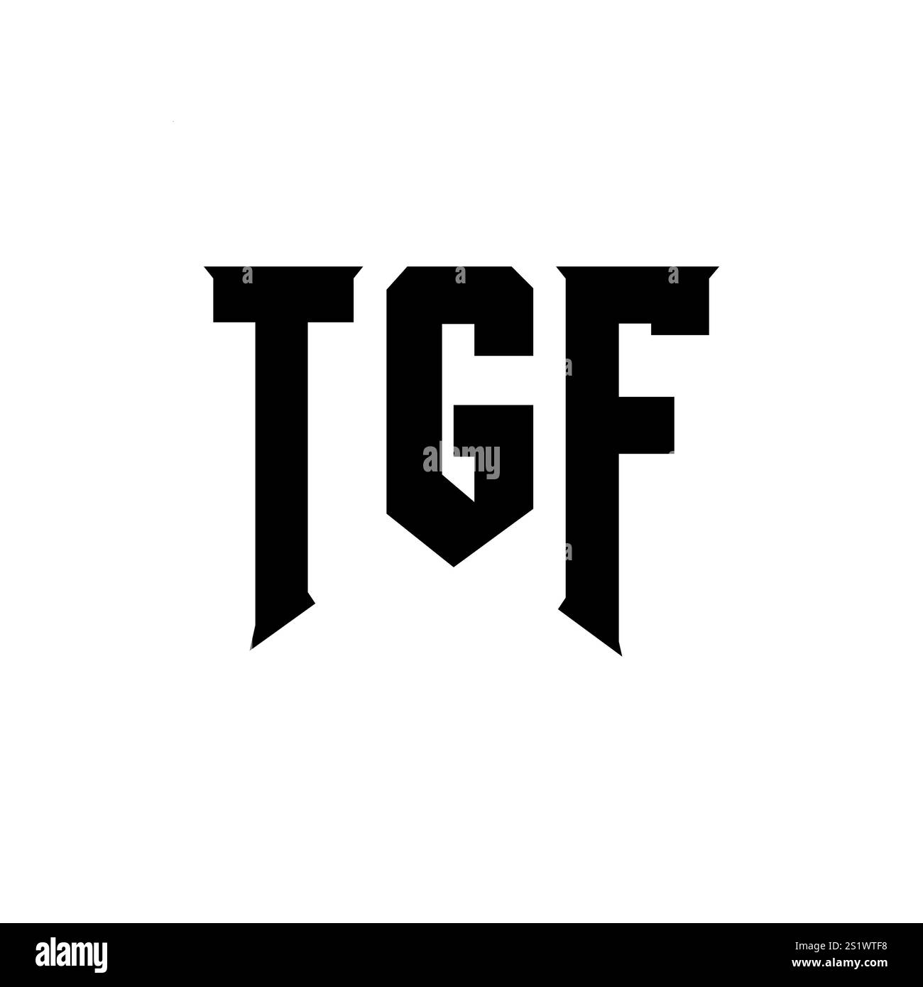 Tgf logo design hi-res stock photography and images - Alamy