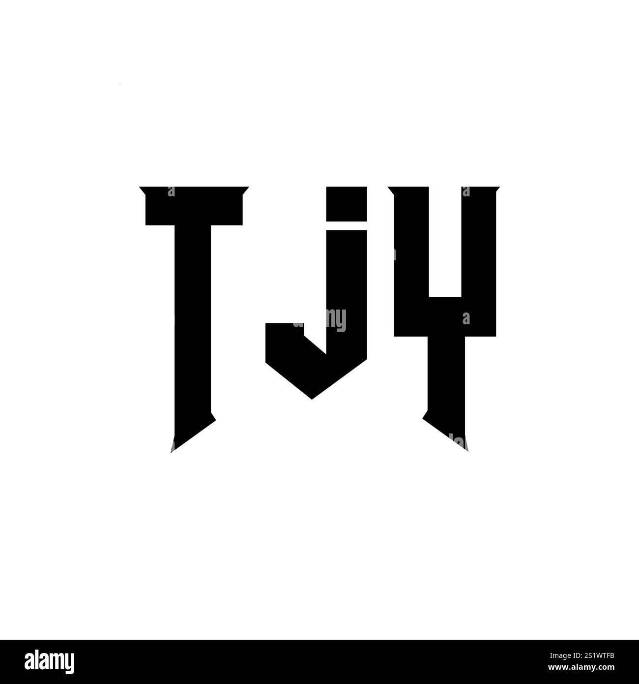 Tjy logo design hi-res stock photography and images - Alamy