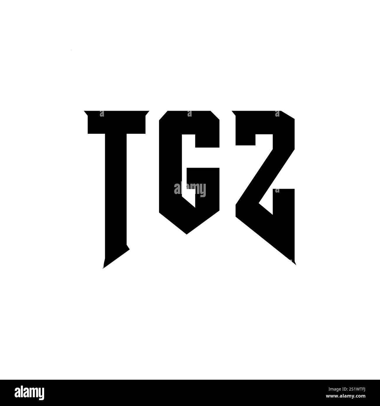 Tgz logo design hi-res stock photography and images - Alamy